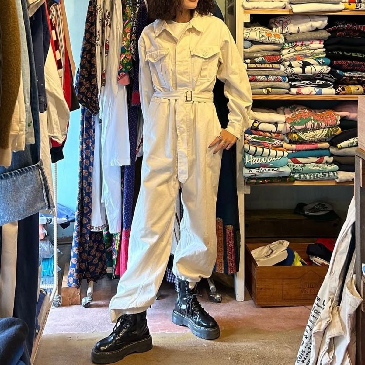 40s FAITHFUL BRAND work wear jump suits | CIRCUS VINTAGE
