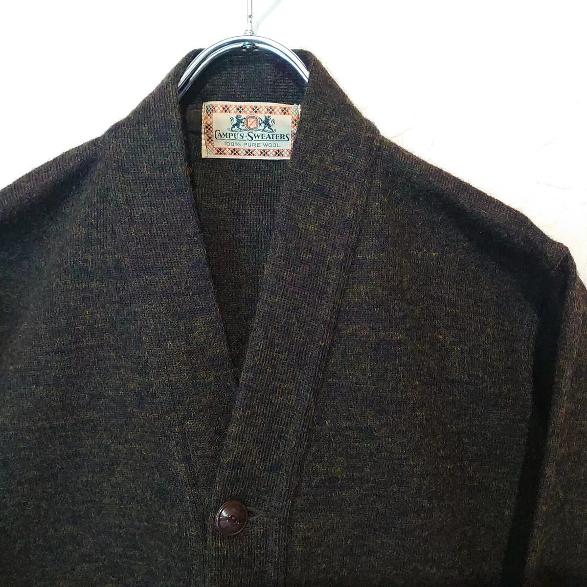 1940s "Campus" Wool Work Cardigan | Vintage Clothing [Lords]