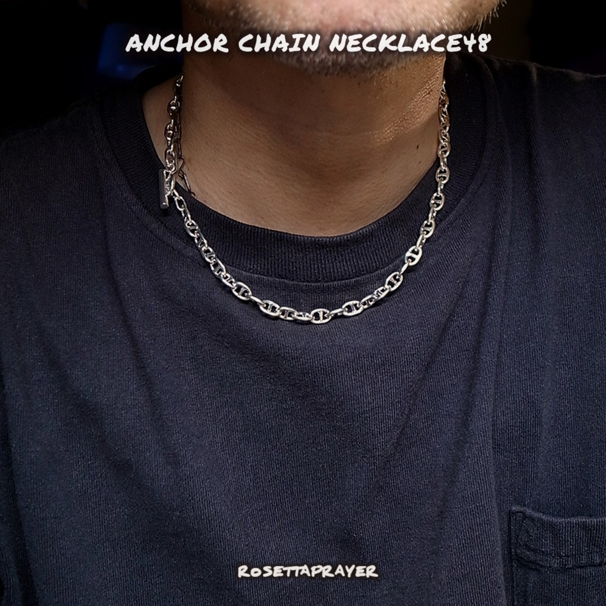 ANCHOR CHAIN NECKLACE 48 | ROSETTAPRAYER