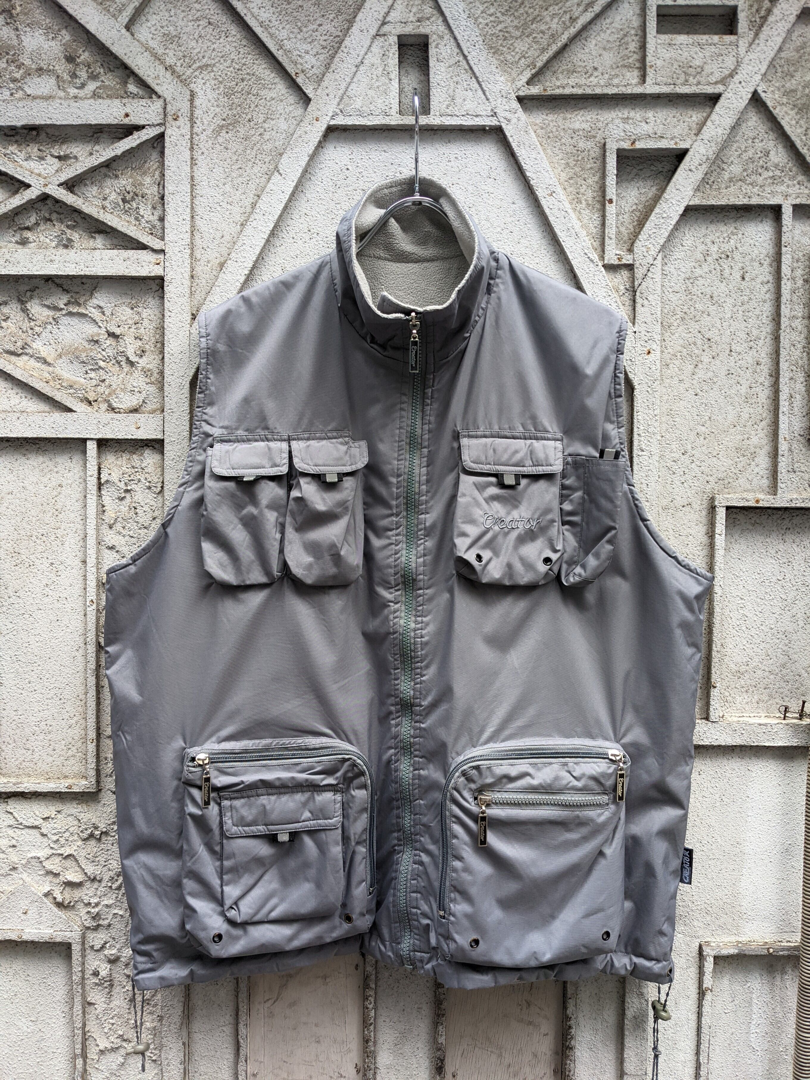 "NYLON TECH REVERSIBLE VEST" | 深緑オンライン