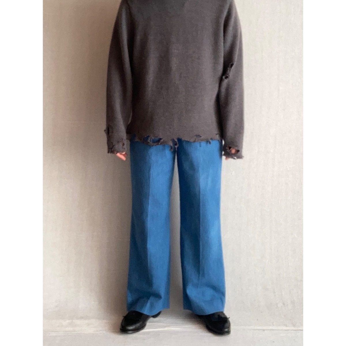 60s-70s MONTGOMERY WARD denim slacks | used & vintage WATARU