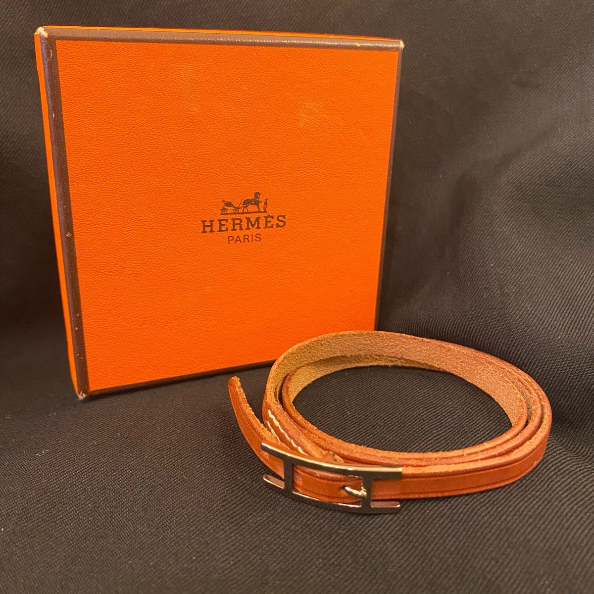HERMES "API" Leather Bracelet #03 | CARBOOTS