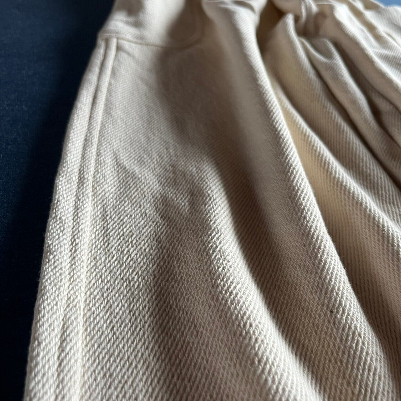 サイズ1 織りが素敵なコットン100% ホワイトもんもんぺ | monmonpe