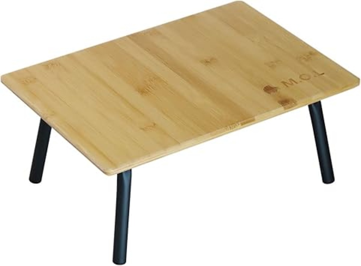 M.O.L 折りたたみ バンブーテーブル30 MOL-G308 ミニテーブル サイドテーブル a | hero01