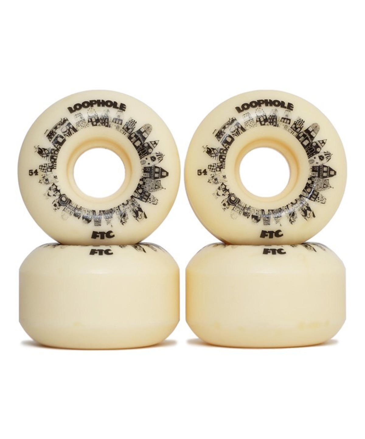 FTC x LOOPHOLE WHEELS [classic ] 54mm | SOUTH TREE skateshop