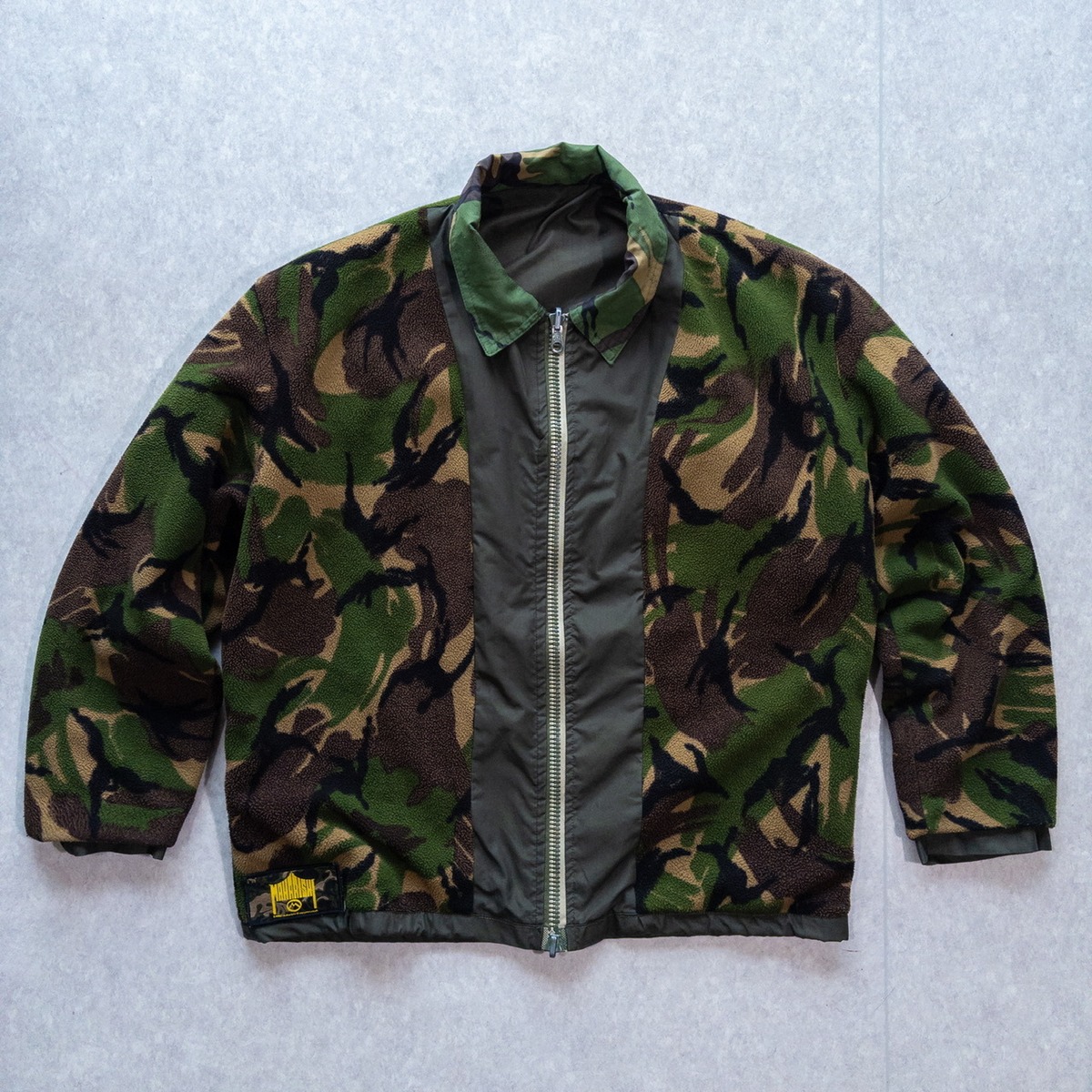 MAHARISHI Nylon×DPM Camouflage Fleece Reversible Jacket | jose