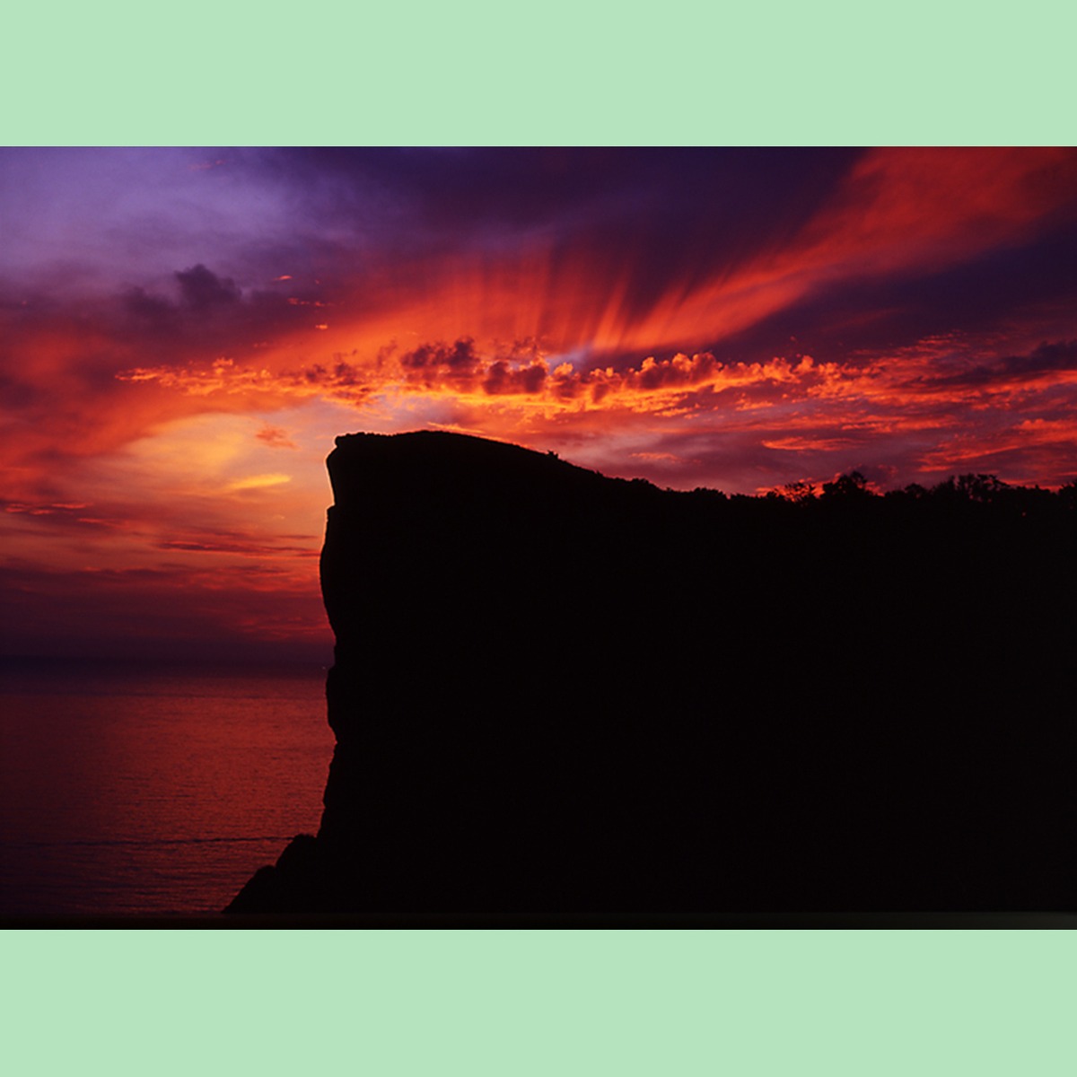 [額入りプリント]【マッカ岬の朝焼け】JP001 | print8tabby