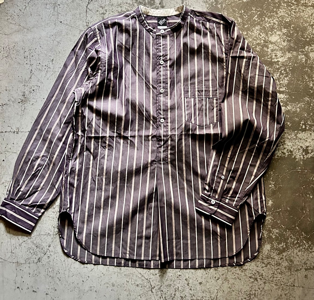 THE CORONA UTILITY・CS005B - WHITE COLLAR BAND NECK | coper