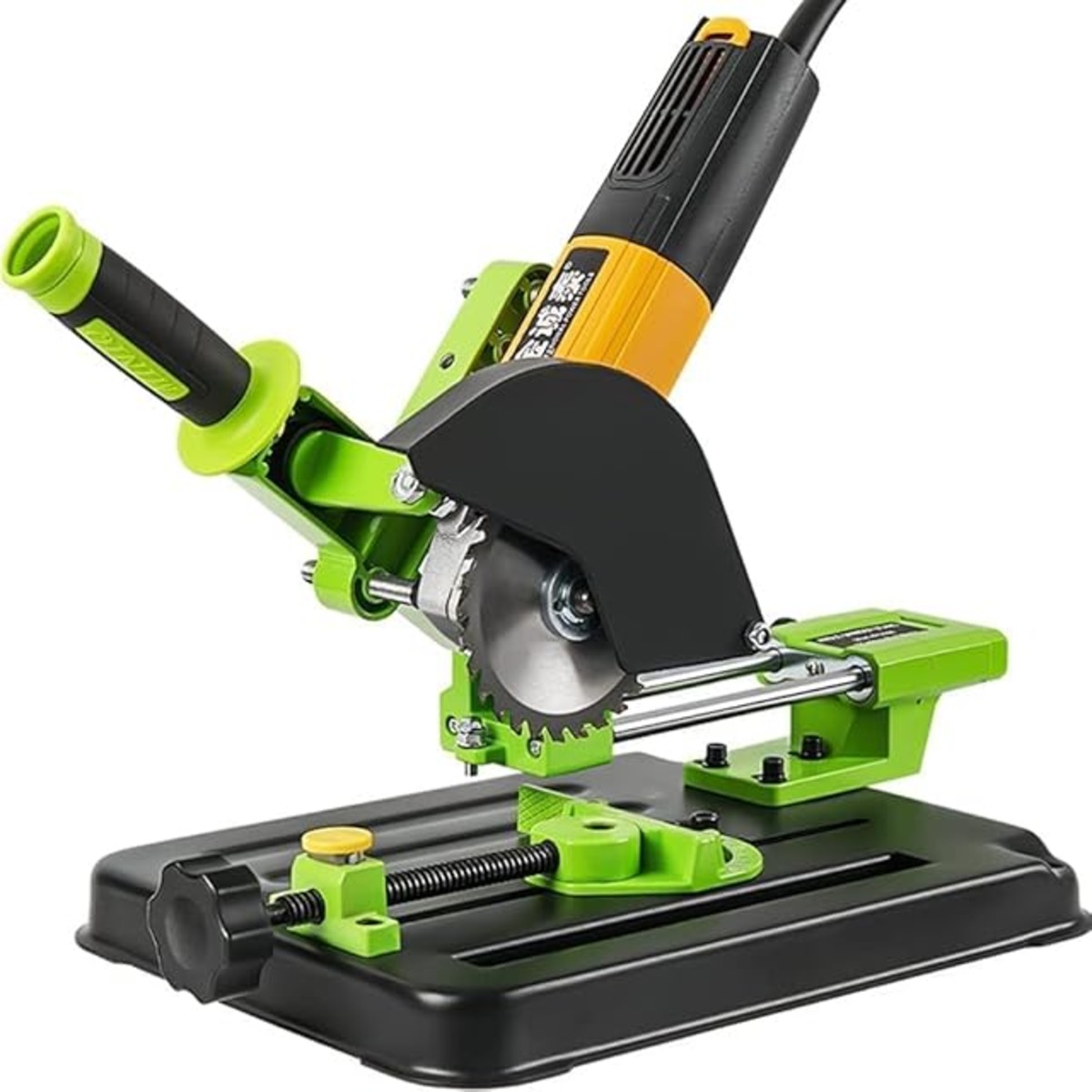 ZWSJLC ディスクグラインダースタンド 45°まで調整可能 100 115 125mm ディスクグラインダーに適用 家庭用DIY 金属加工 鋳鉄ベース 簡易切断 鉄筋 アルミ固定ブラケット ...