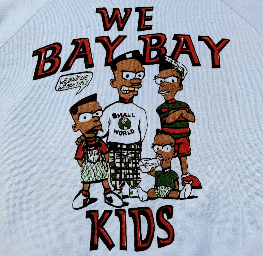 80s simpson parody "we bay bay kids" sweat 小岩店 | What’z up