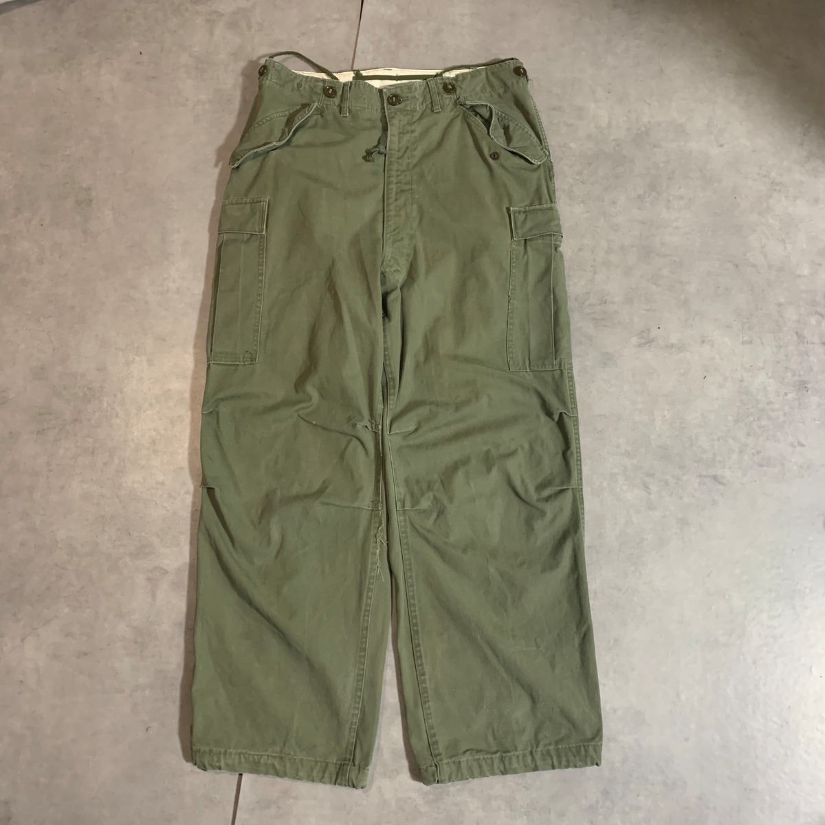 50s US ARMY M51 field pants | alpine forget me not