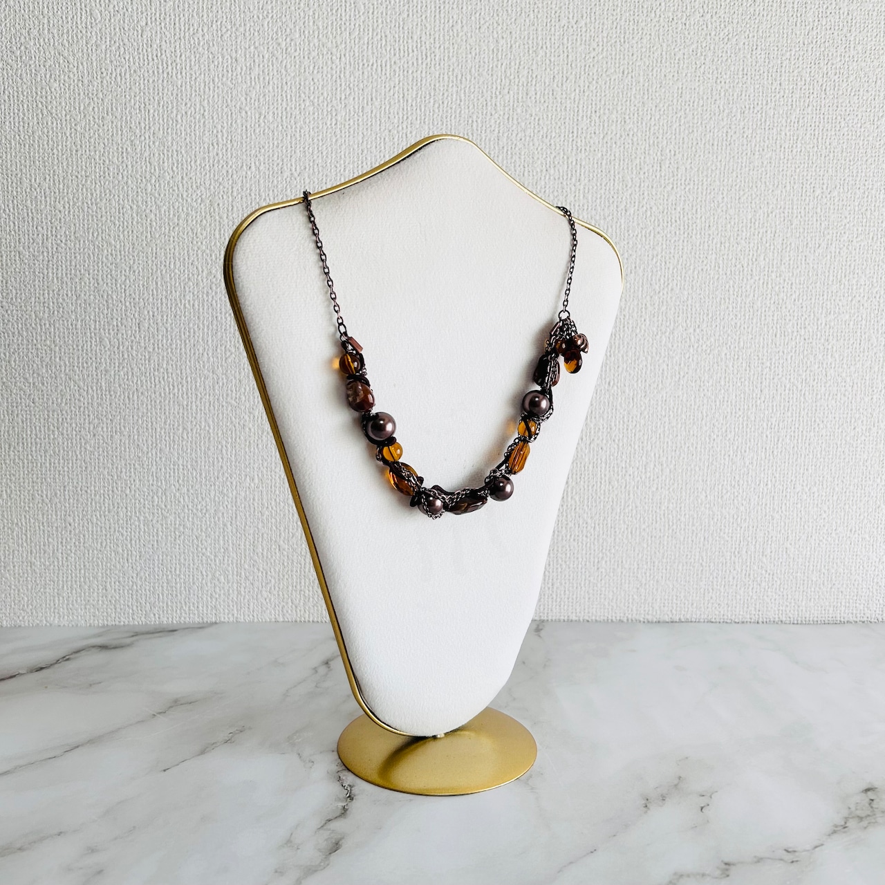 【440】アンバーシックネックレス | BELLA GENTE