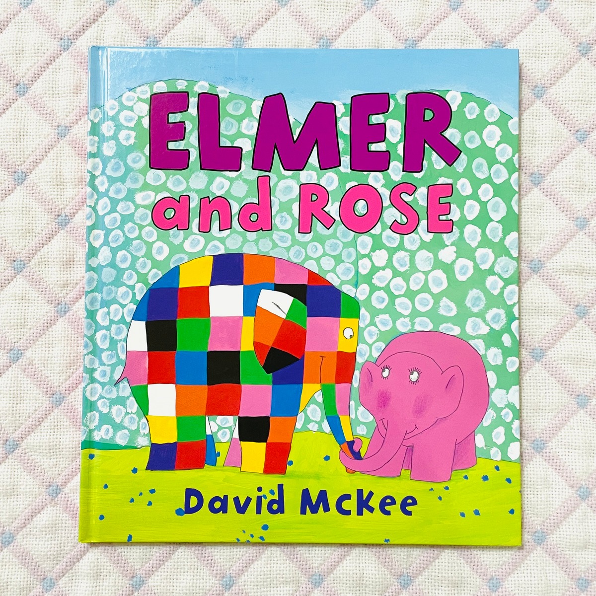 "ELMER AND ROSE" ぞうのエルマーとローズちゃん 中古洋書絵本 2010年 ゾウ 象 | ライナス・ブランケット