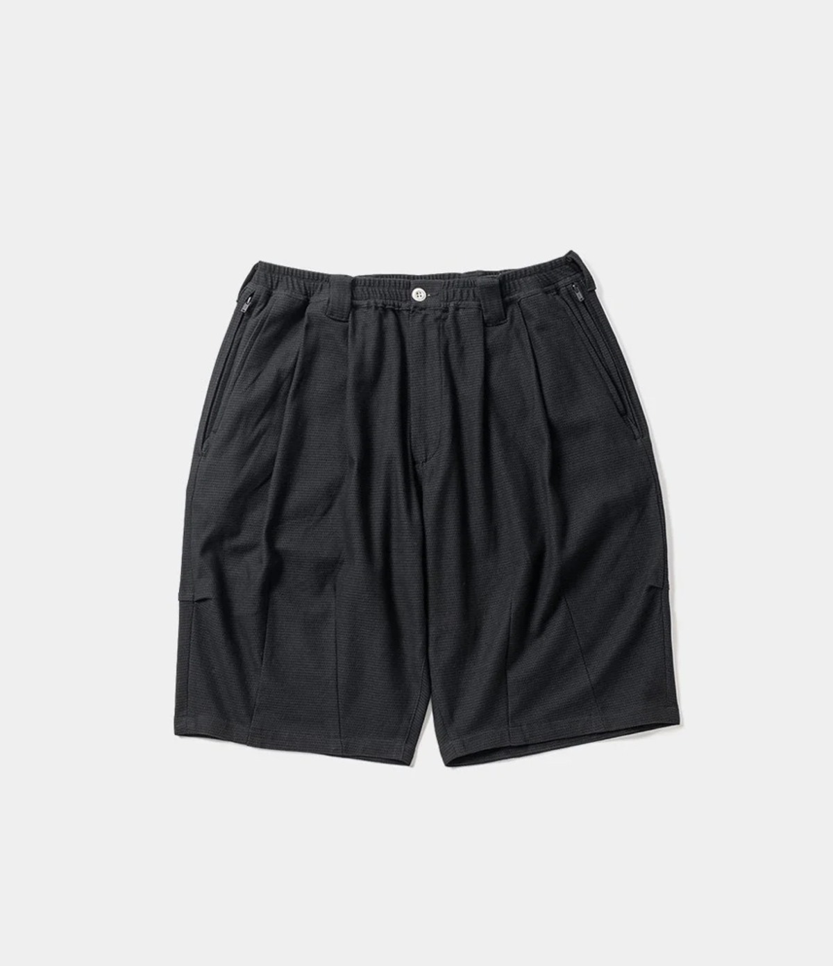 TIGHTBOOTH "HONEYCOMB BORDER BIG SHORTS" BLACK | ROOM808