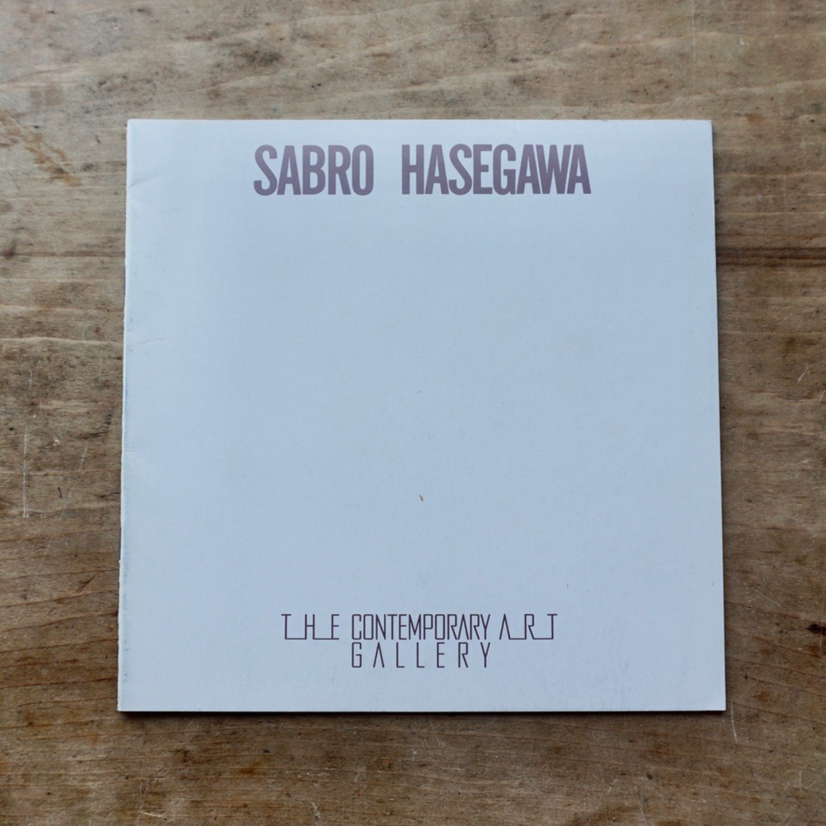 【絶版中古書】 SABRO HASEGAWA 長谷川三郎 現代美術のパイオニア コンテンポラリーアートギャラリー西武百貨店 1986 ...