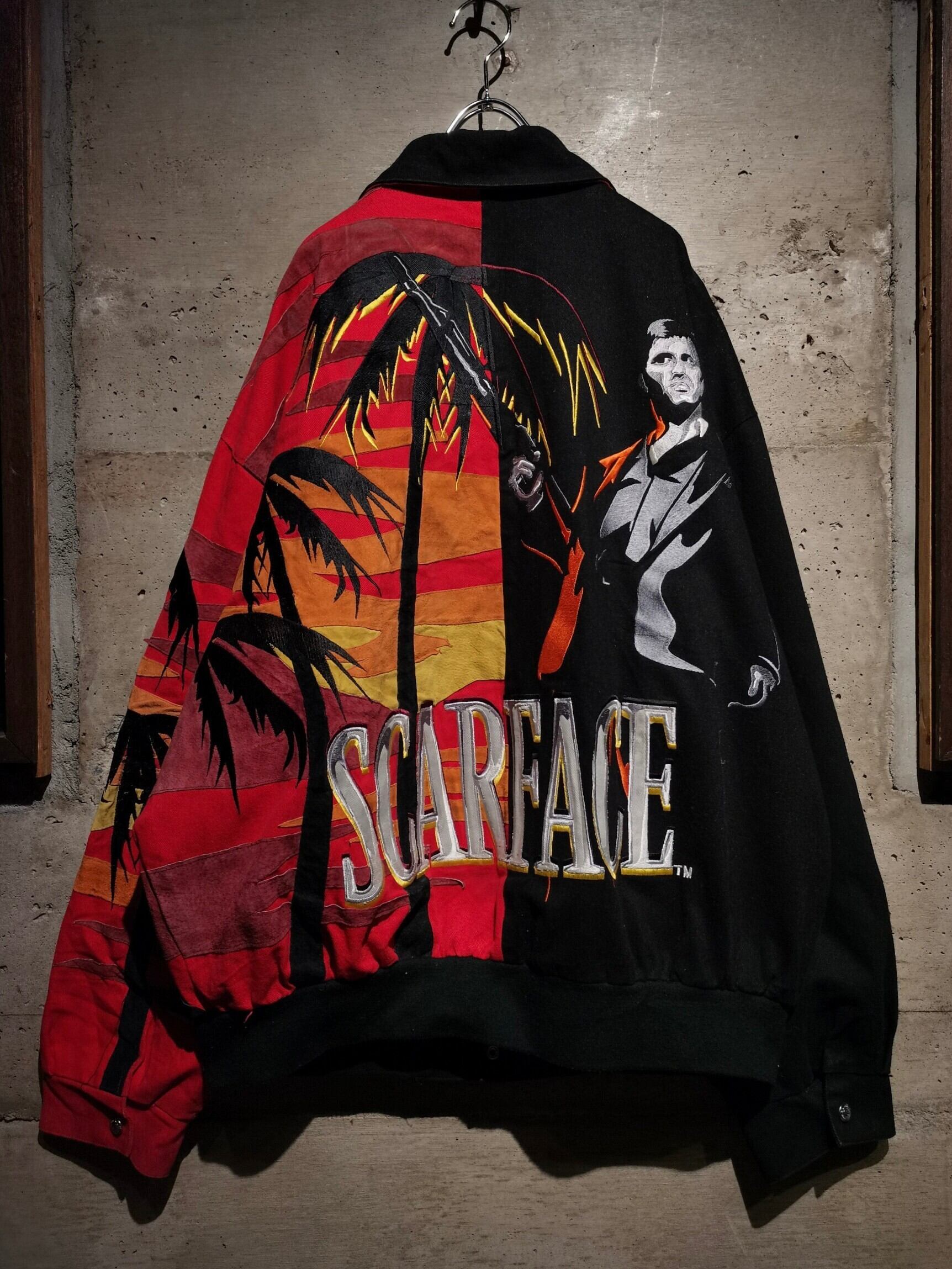 【Caka】”Scarface” x ”Jeff Hamilton“ Aloha Design Vintage Jacket | Caka(カカ）下北沢古着屋、セレクトショップ