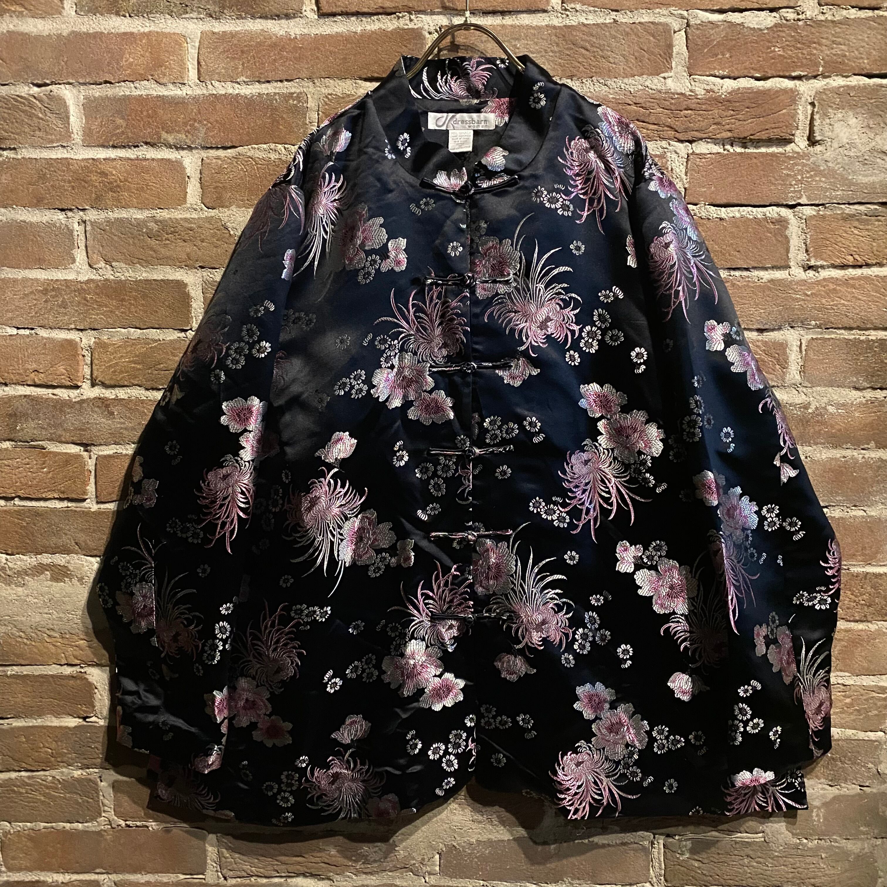 【Caka act3】Beautiful Flower Pattern Vintage Loose China Jacket | Caka ...