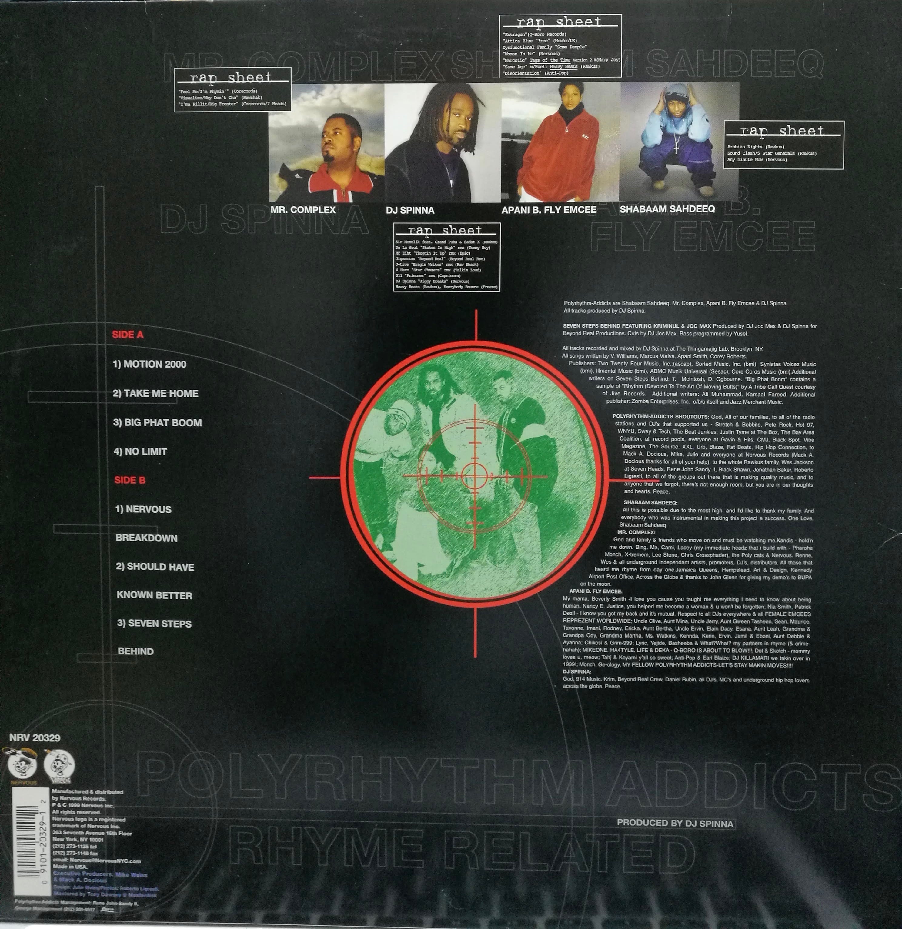 【12inch】Polyrhythm Addicts / Rhyme Related | COMPACT DISCO ASIA