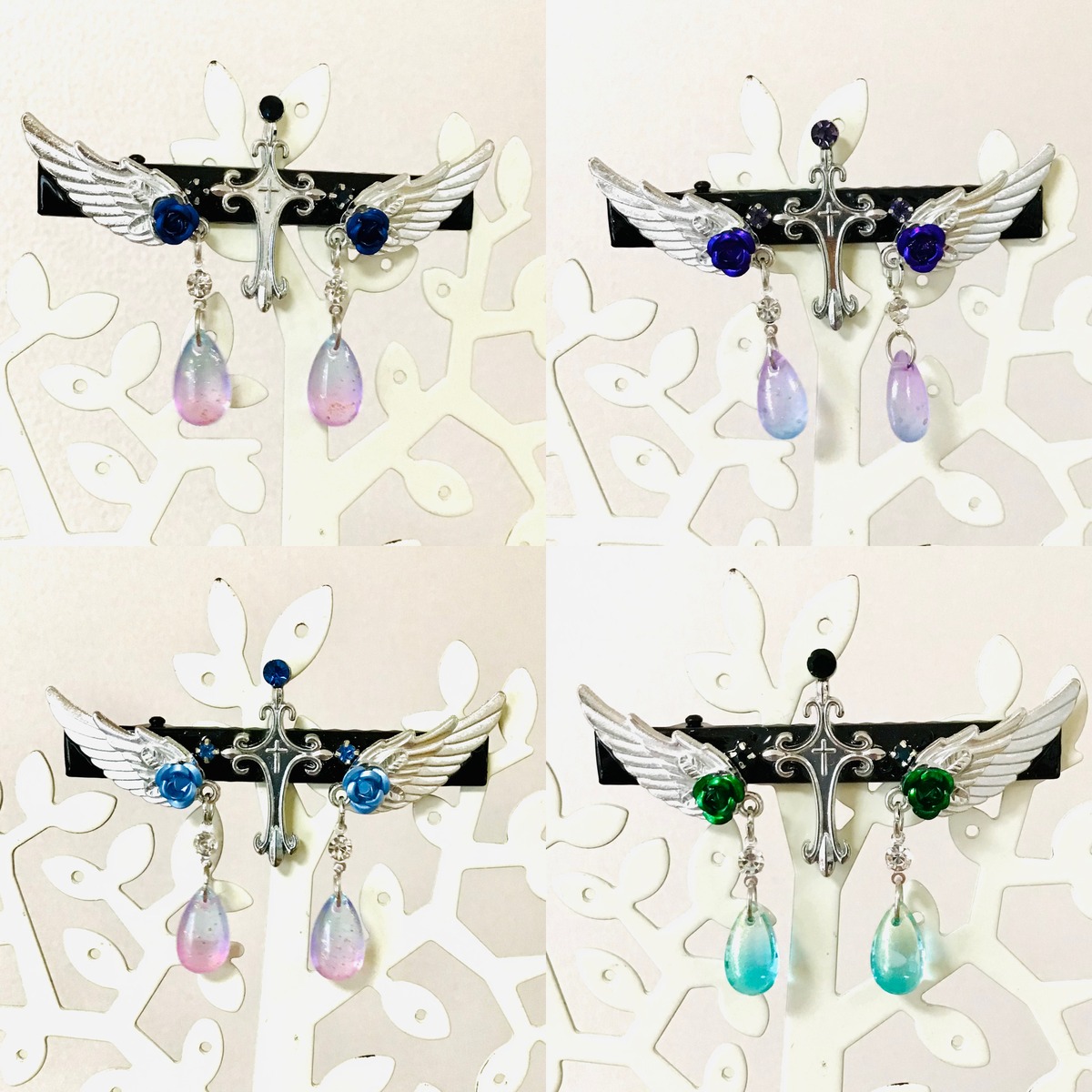 ⭐︎十字架と翼のヘアクリップ☆ | adamas