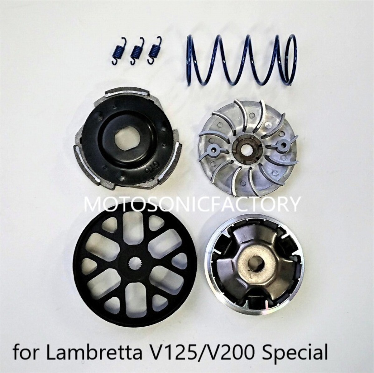 MSF ファインドライブシステム フルキット for ランブレッタ V125 / V200 スペシャル / MSF Fine Drive ...