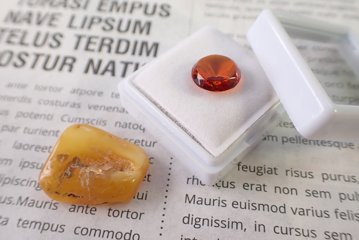 【原石セット】バルティックアンバー 1.16ct/6.99ct [C2‐1043] | differencee(ディファレンシー)