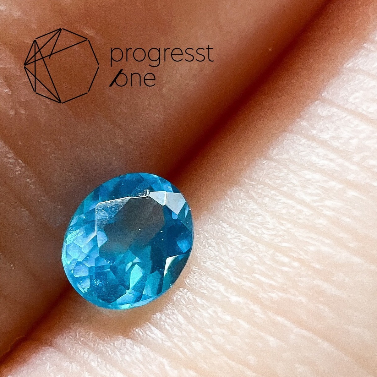 ネオンブルーアパタイト0.17ct | progresstone