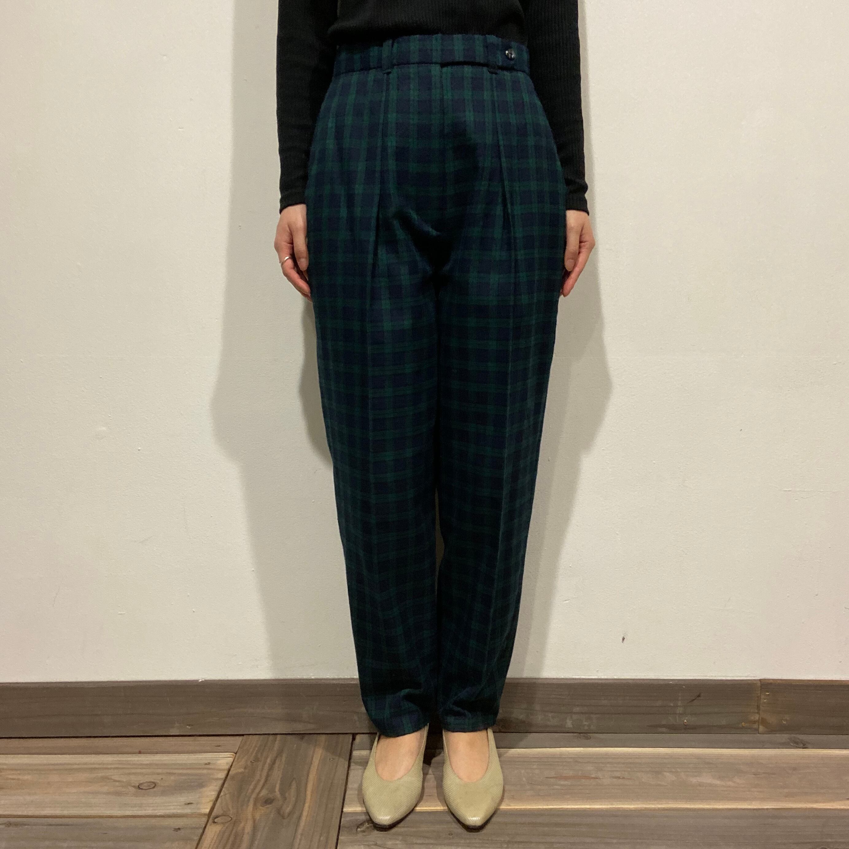 green check pants | LEMON