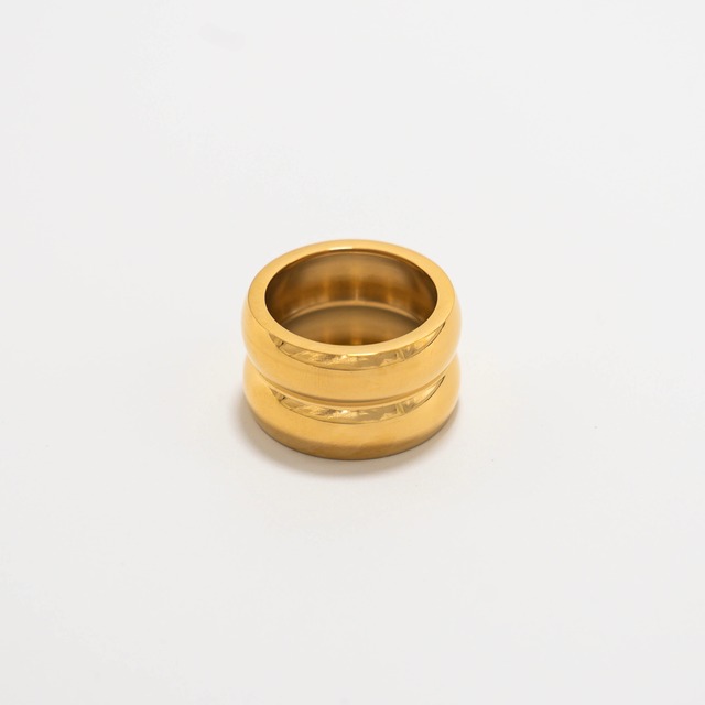 R018 double plump ring | NOZ