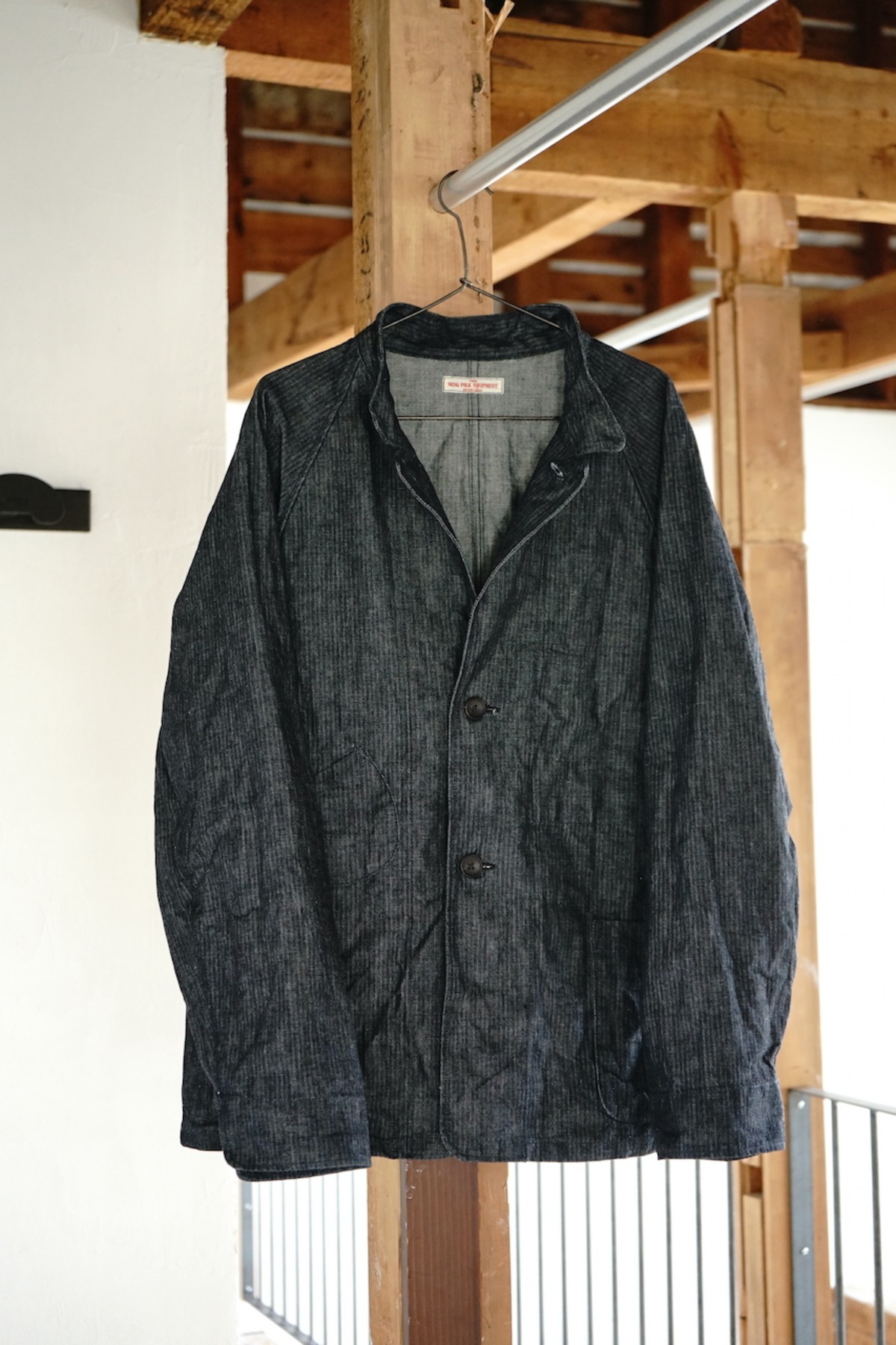 【受注生産】MING / Railway Jacket(Herringbone Denim) | MING folk equipment