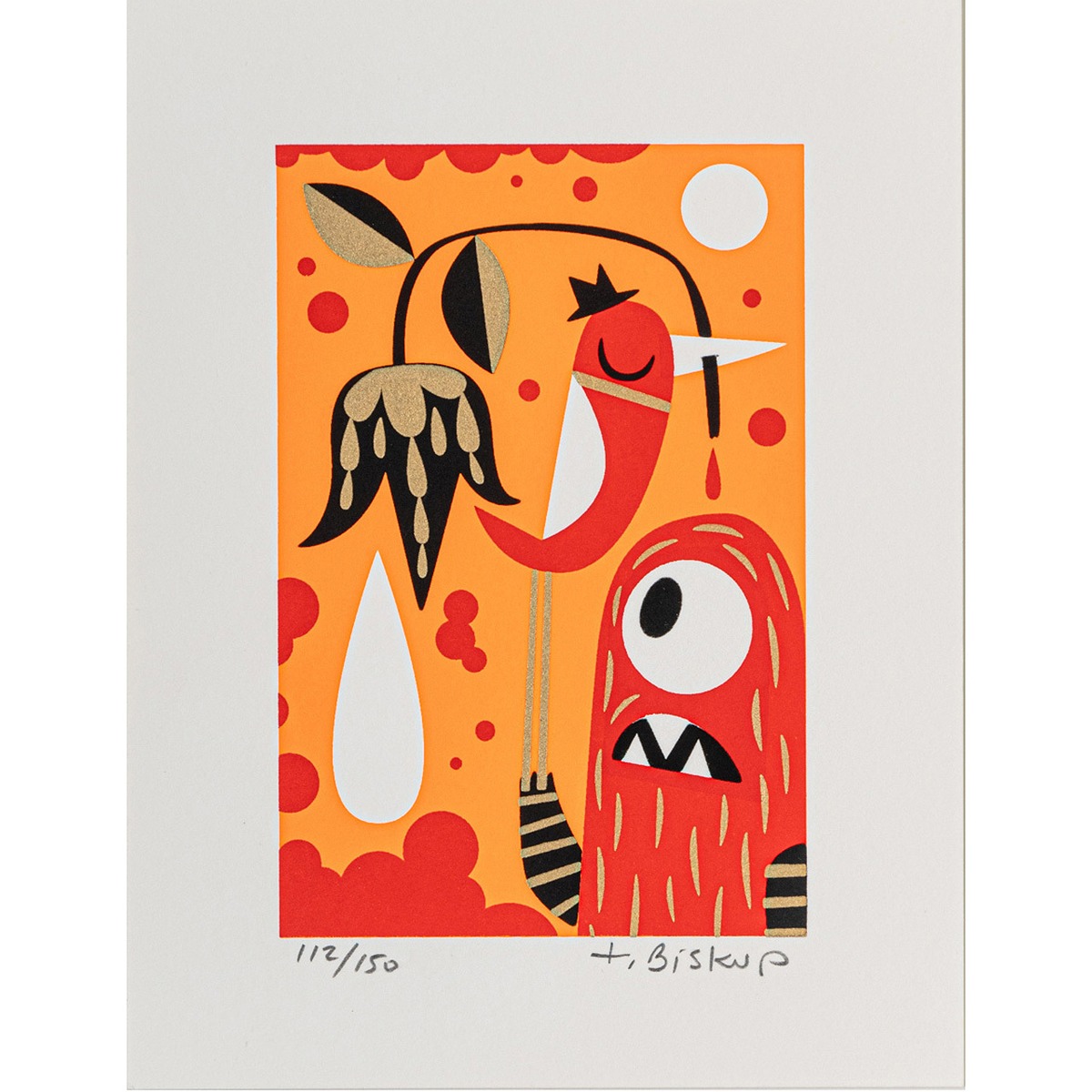 Tim Biskup: Helper screen printing | tomenosuke