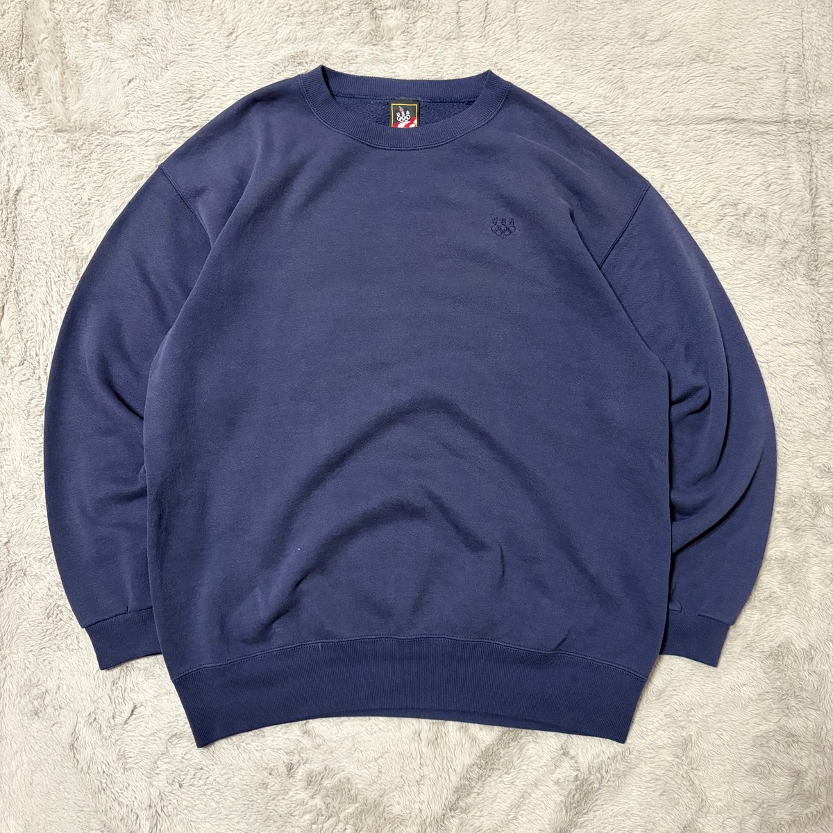 J.C.PPENNEY スウェット USAロゴ オリンピック ネイビー LTサイズ | 古着屋hunky