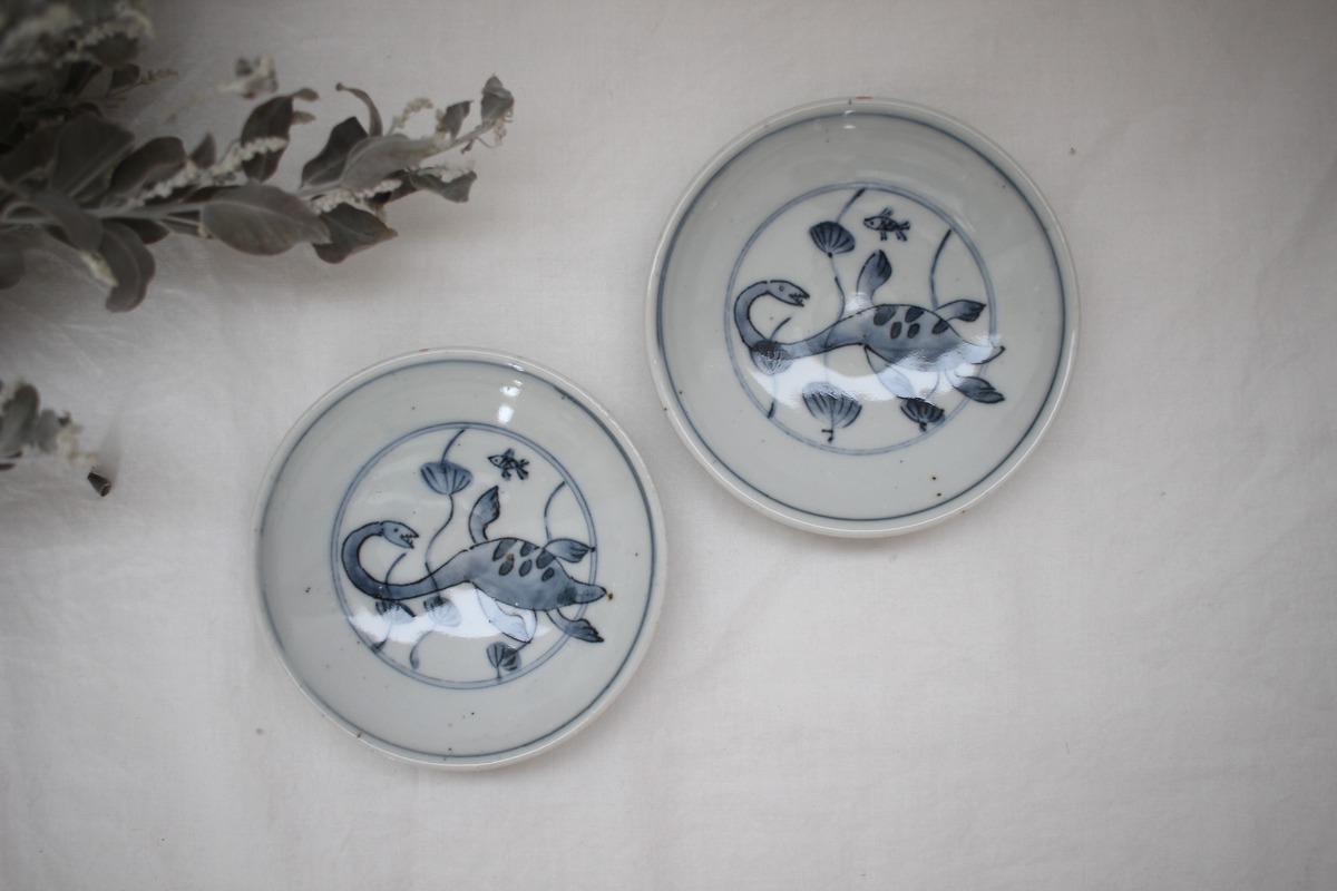 studio wani（スタジオワニ）｜DINOSAUR 豆皿 プレシオサウルス | UTSUWA11