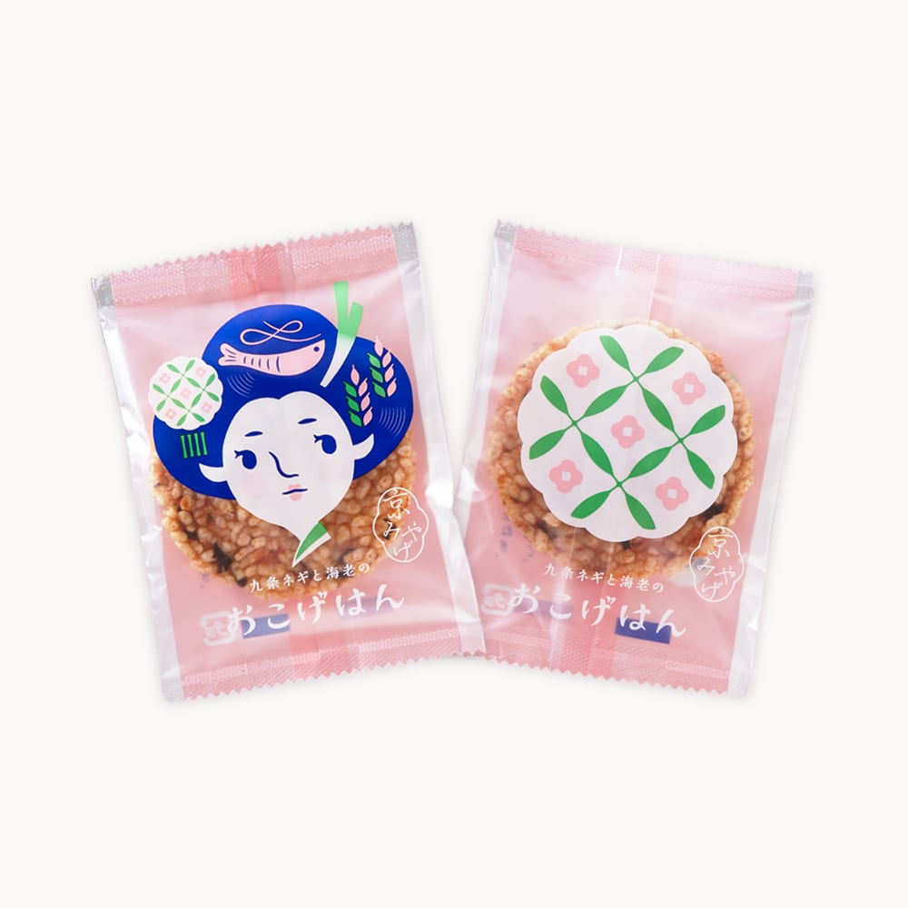 九条ネギと海老のおこげはん 10枚入り | 京都土産【おこげはん】公式