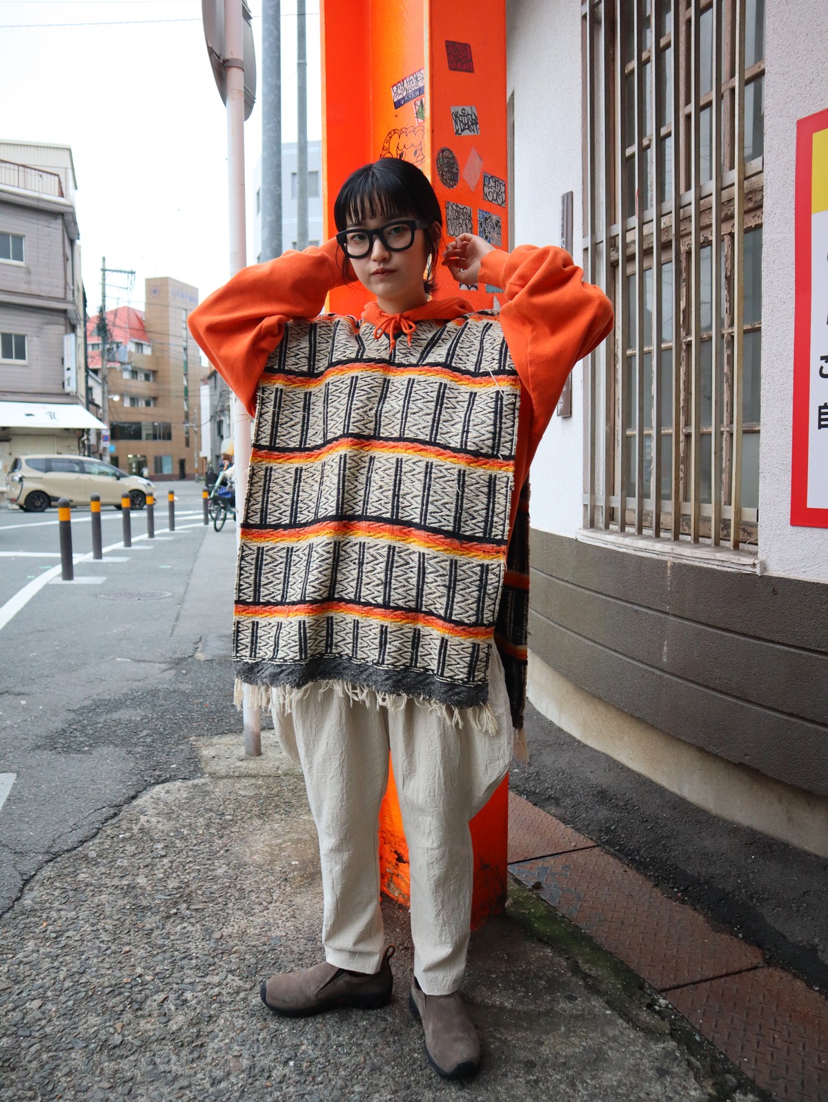 Mexican rug poncho | stück clothing store