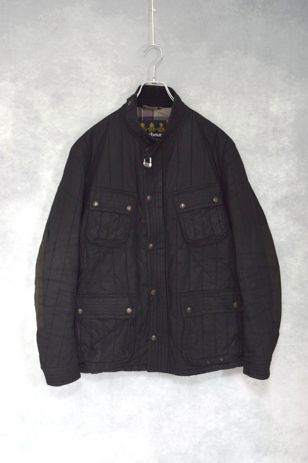 " barbour " oiled cotton pudding jacket / size L | " YEAH " used ...