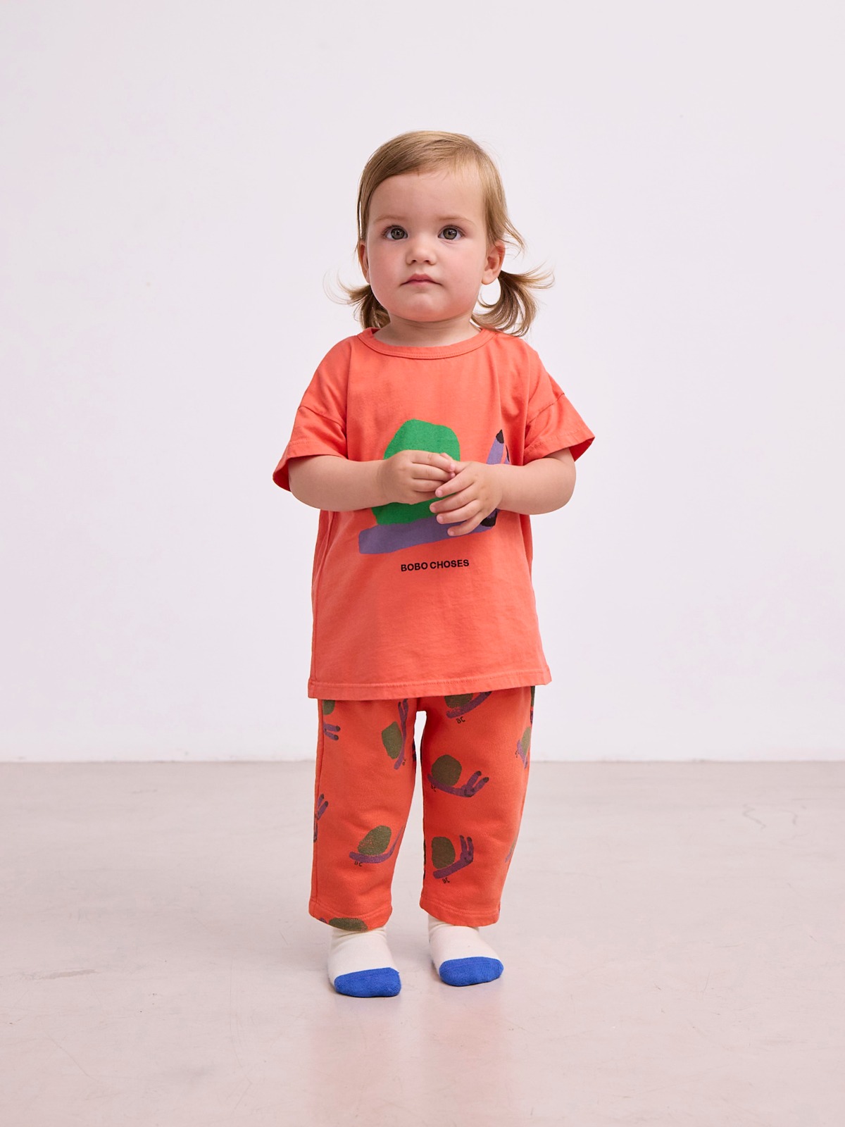 【25SS】bobochoses(ボボショセス)Funny Snail Tshirt(12m/18m/24m)Tシャツ かたつむり | kobito de punch/コビトデパンチ