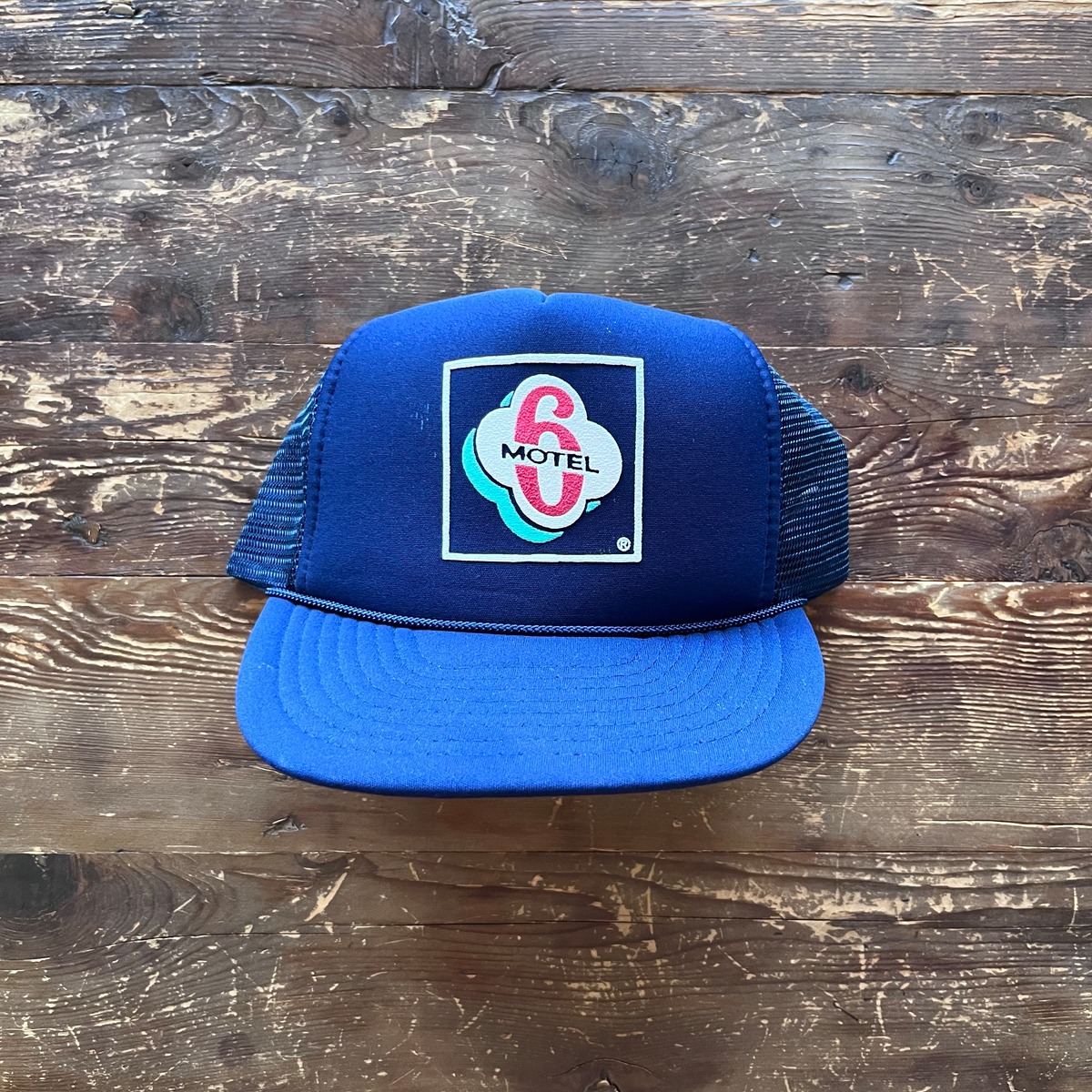 1990s Deadstock “Motel 6" Employee Mesh Cap trucker hat by Horizon ...