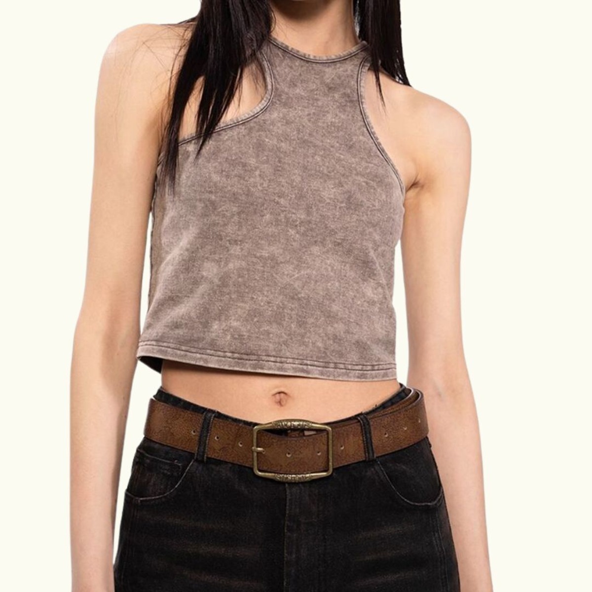Cropped Sleeveless Tops E6265 | ETBEAUTE