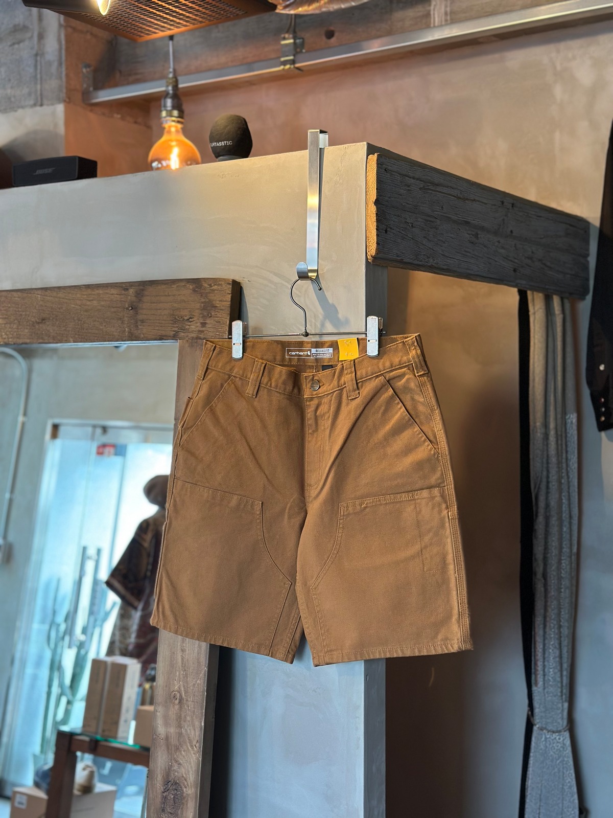 carhartt RUGGED FLEX DUCK DOUBLE-FRONT UTILITY WORK SHORT | TRACK END