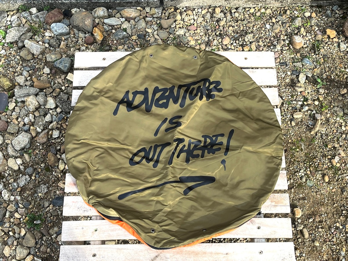 half track products（ハーフトラックプロダクツ）× AIOT! ノンスリープクッション 58 MA-1 | Outdoor Reuse