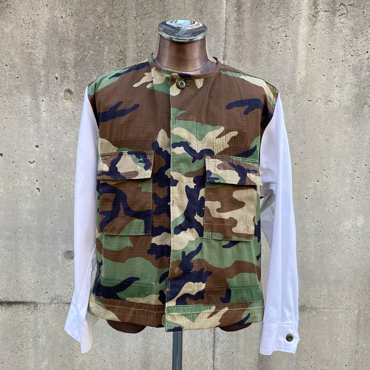 U.S. BDU WOODLAND CAMO SHORT JACKET | PPF vintage & remake
