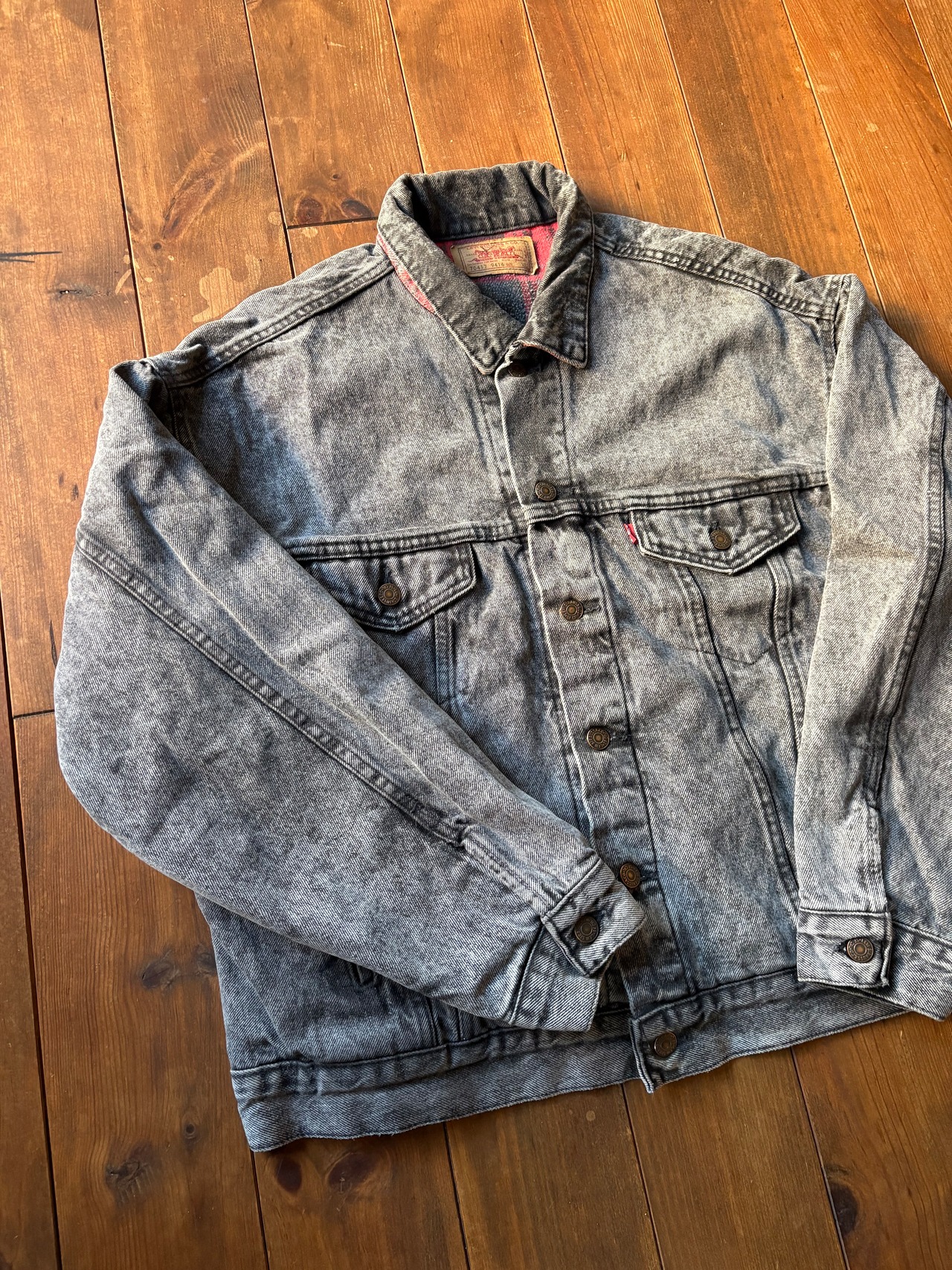 80s Levi's 70417-9416 Black Chemical Denim Jacket | SLOW RIDE