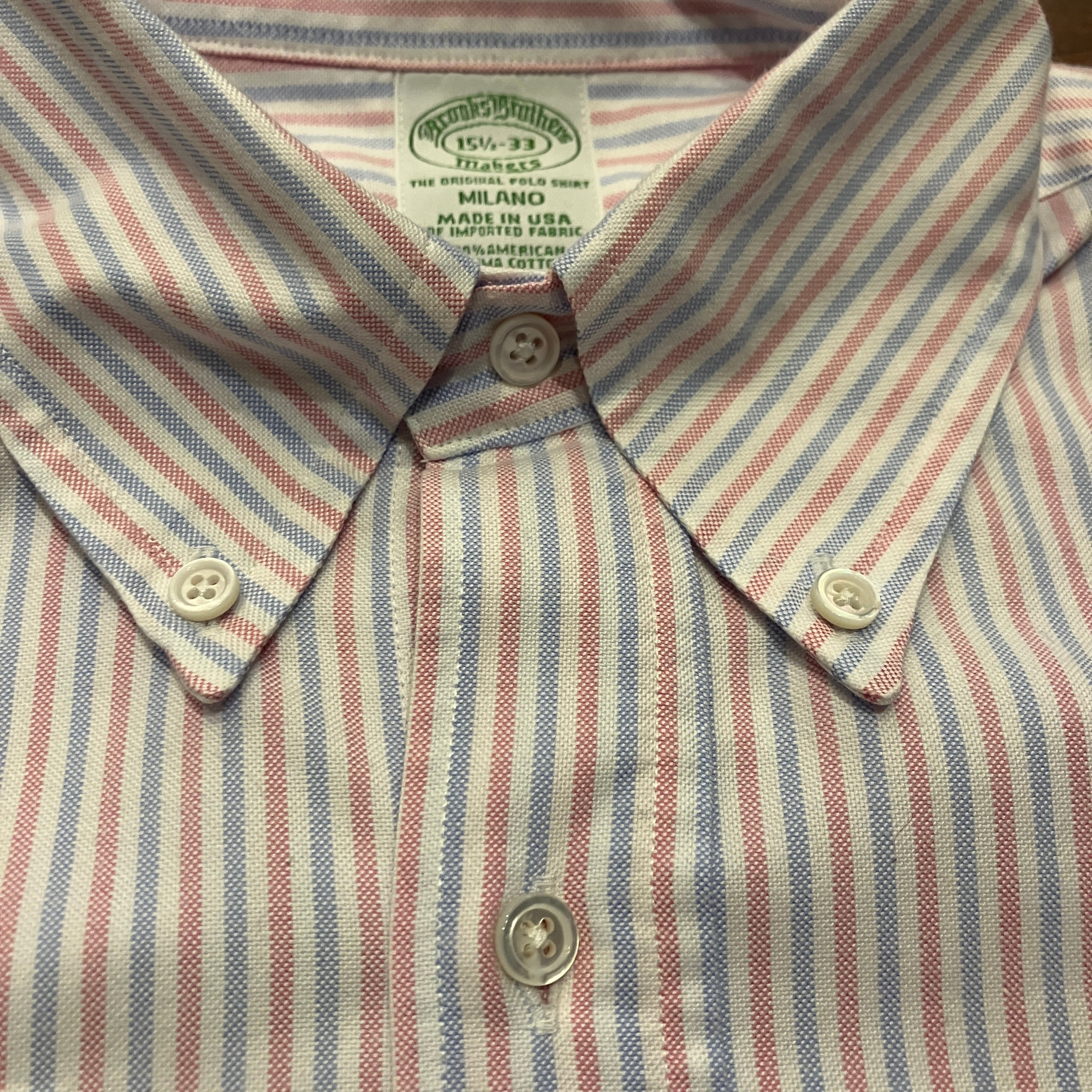 BROOKS BROTHERS MILANO FIT OXFORD STRIPE SHIRT | safarionline