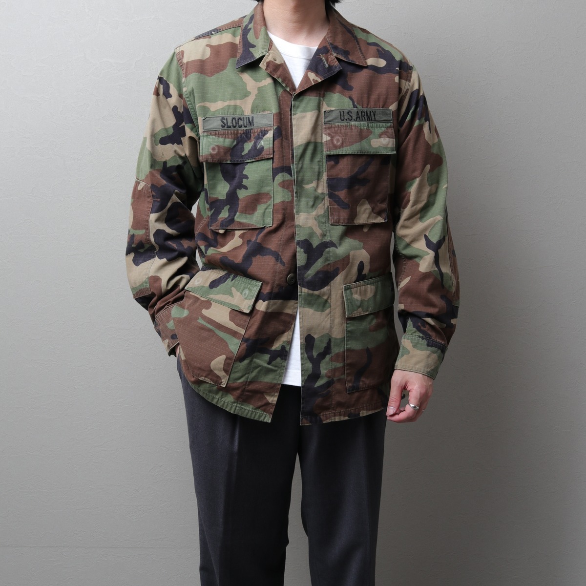 [S-R] 1998's US Army BDU Jacket "Woodland Camouflage" 322179 | ulc ...