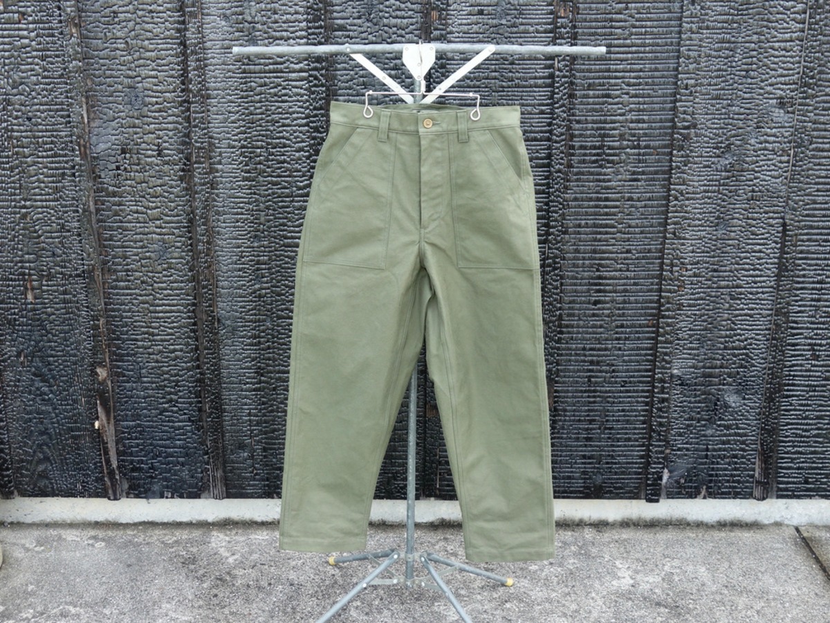 Nigel Cabourn MAIN LINE "UTILITY PANT-SATIN" Dark Green | 岡山県牛窓にある衣料雑貨の ...