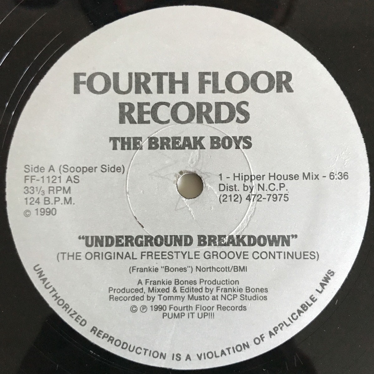 The Break Boys - Underground Breakdown / My House Is Your House | goodolddays