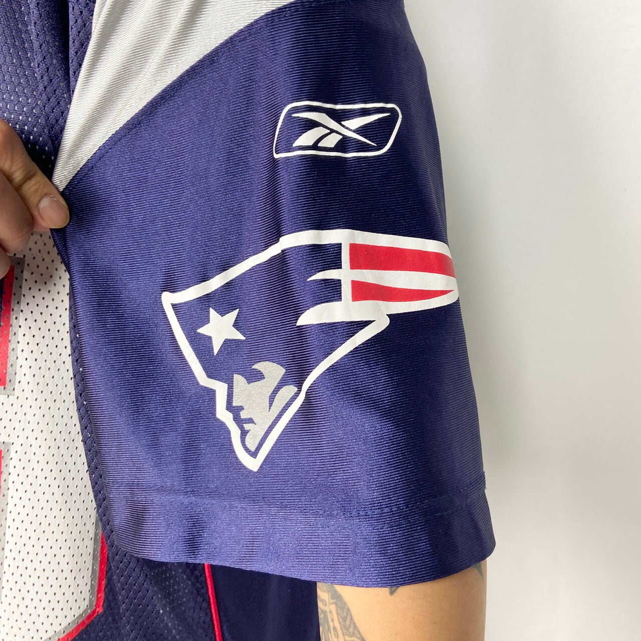 NFL ニューイングランド・ペイトリオッツ メッシュ ユニフォーム メンズXL 古着 New England Patriots Reebok ...
