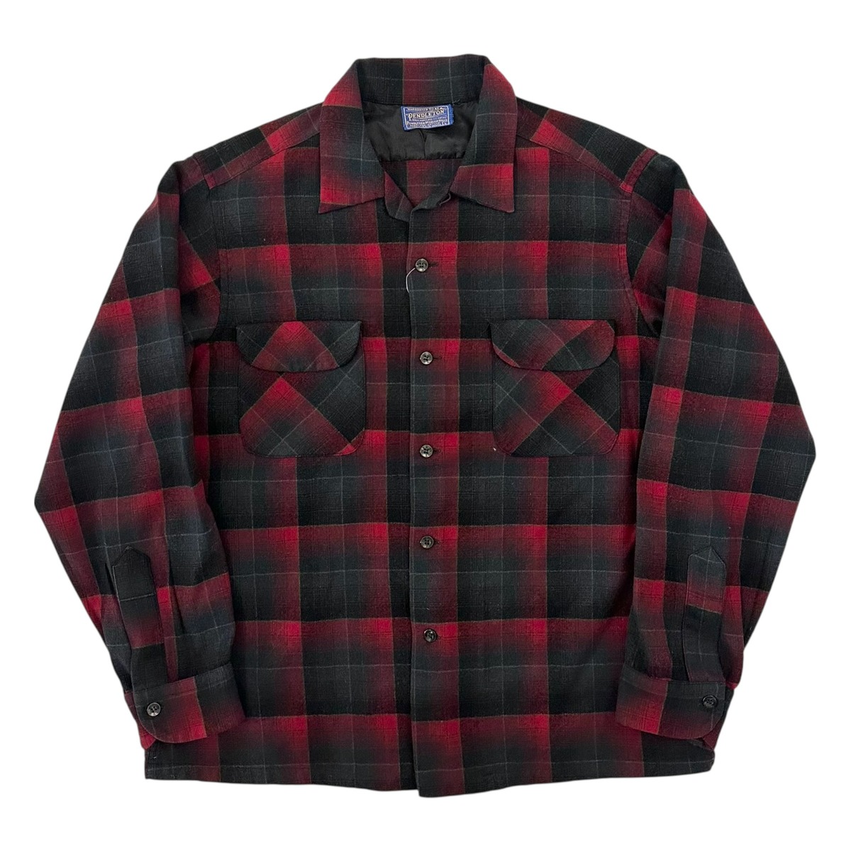 50s PENDLETON BORAD SHIRT RED×BLACK | BerBerJin Yuhodo