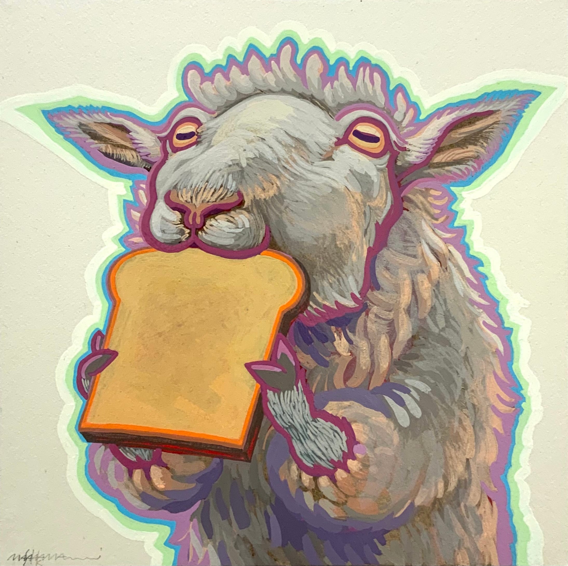 shine sheep-トースト食べる | Pay ID