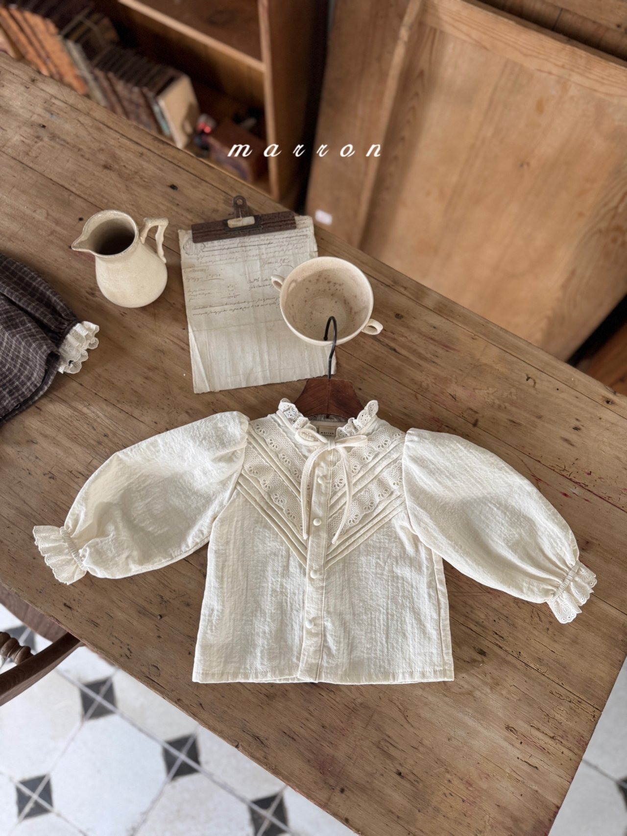 【即納】Eve Blouse / marron | HAON